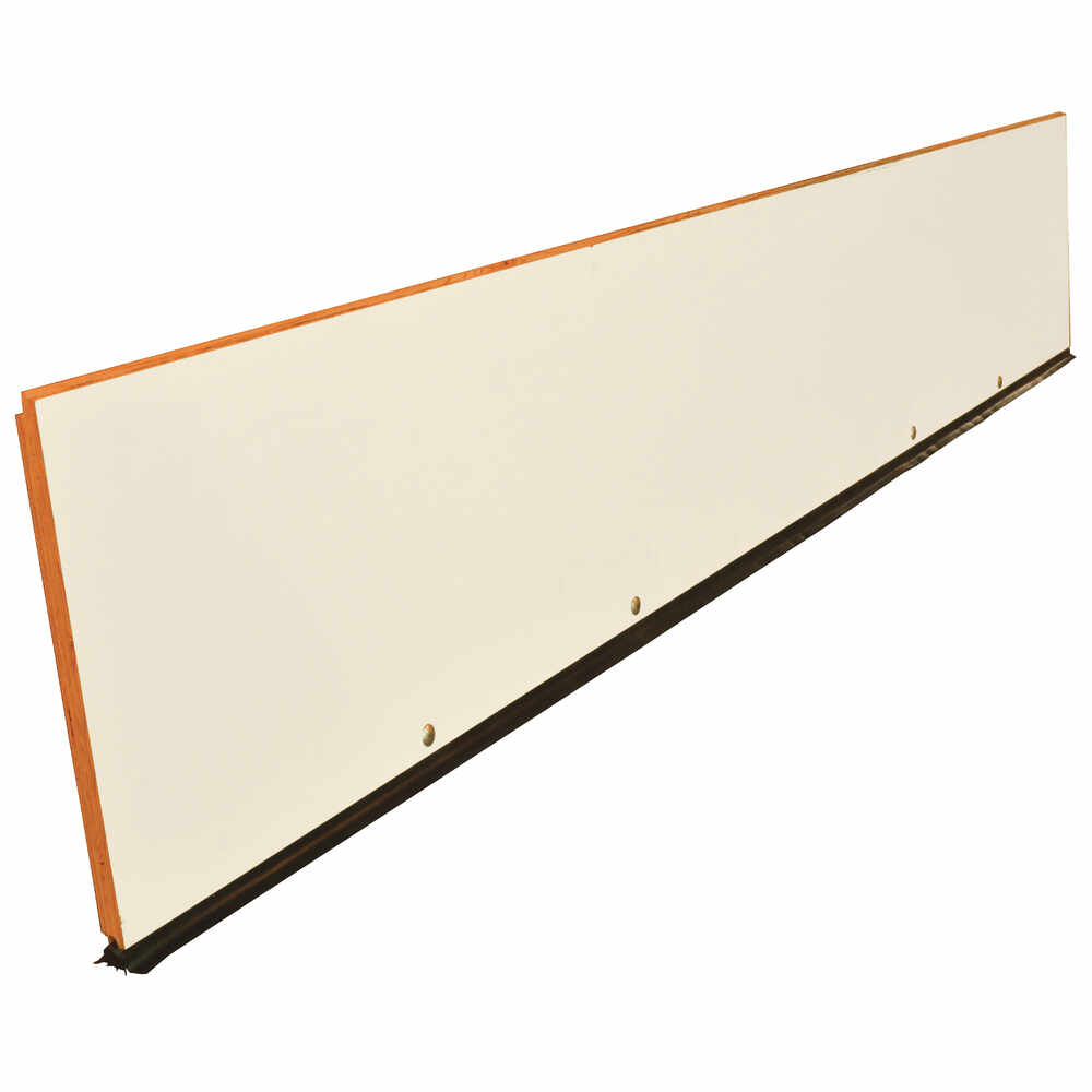 15" x 95.75" Bottom Wooden Rollup Door Panel - White - fits Diamond ...
