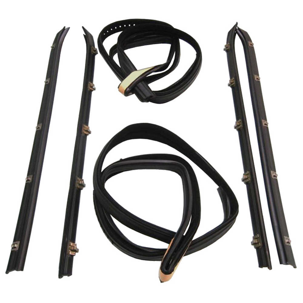 1973-1991 Chevrolet Blazer Inner & Outer Front Door Window Felt Sweep ...