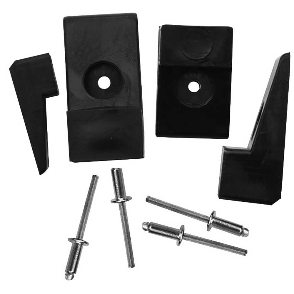1986-1992 Jeep Comanche Tailgate Bumper Kit - Includes 4 Pads and Stainless-Steel Rivets | Mill ...