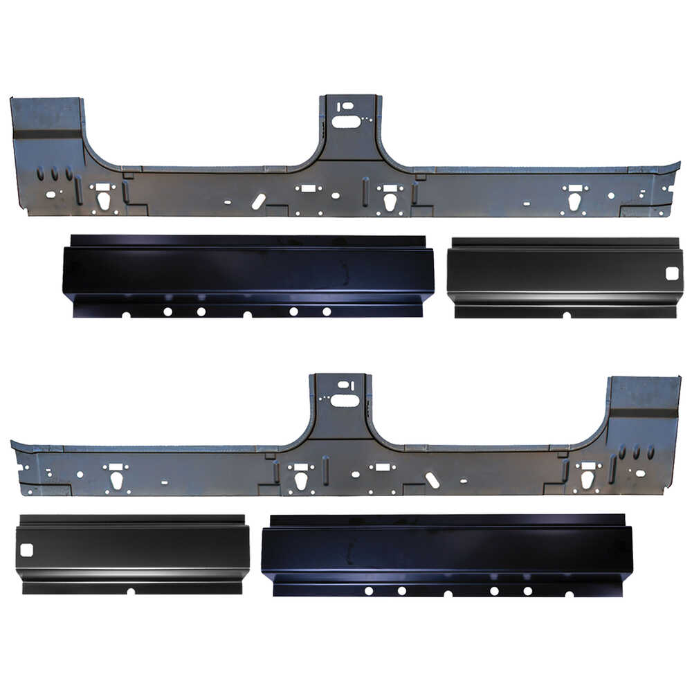 1999-2016 Ford F250 Pickup Crew Cab Front & Rear & Inner Rocker Panel ...