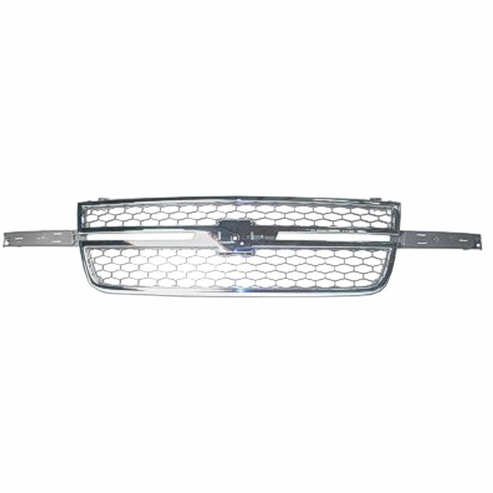2003-2007 Chevrolet Pickup Silverado SS Grille, Chrome and Black | Mill ...