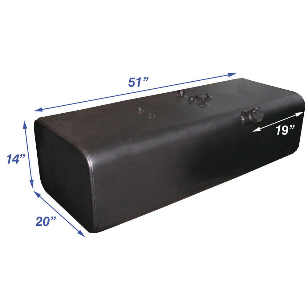 45 Gallon Roadside (Left Side) Fuel Tank | Mill Supply, Inc.