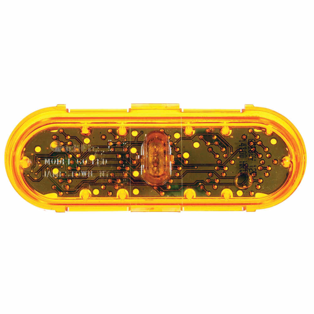 LED Oval Sealed Light - Amber - Mid Turn Only | Mill Supply, Inc.
