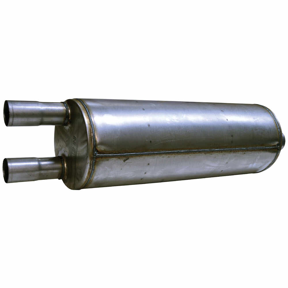 Muffler, Two 2.5" Inlets; One 3" Outlet | Mill Supply, Inc.