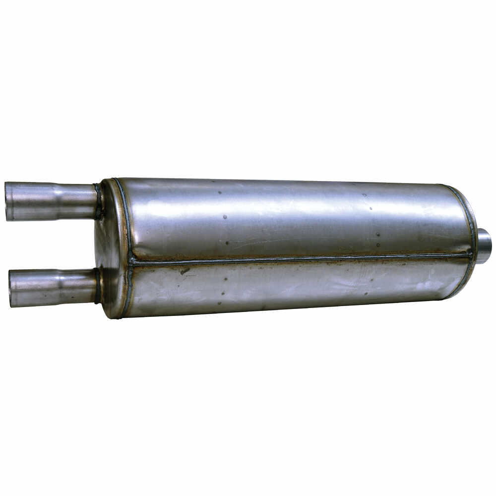 Muffler, Two 2.5" Inlets; One 3" Outlet | Mill Supply, Inc.