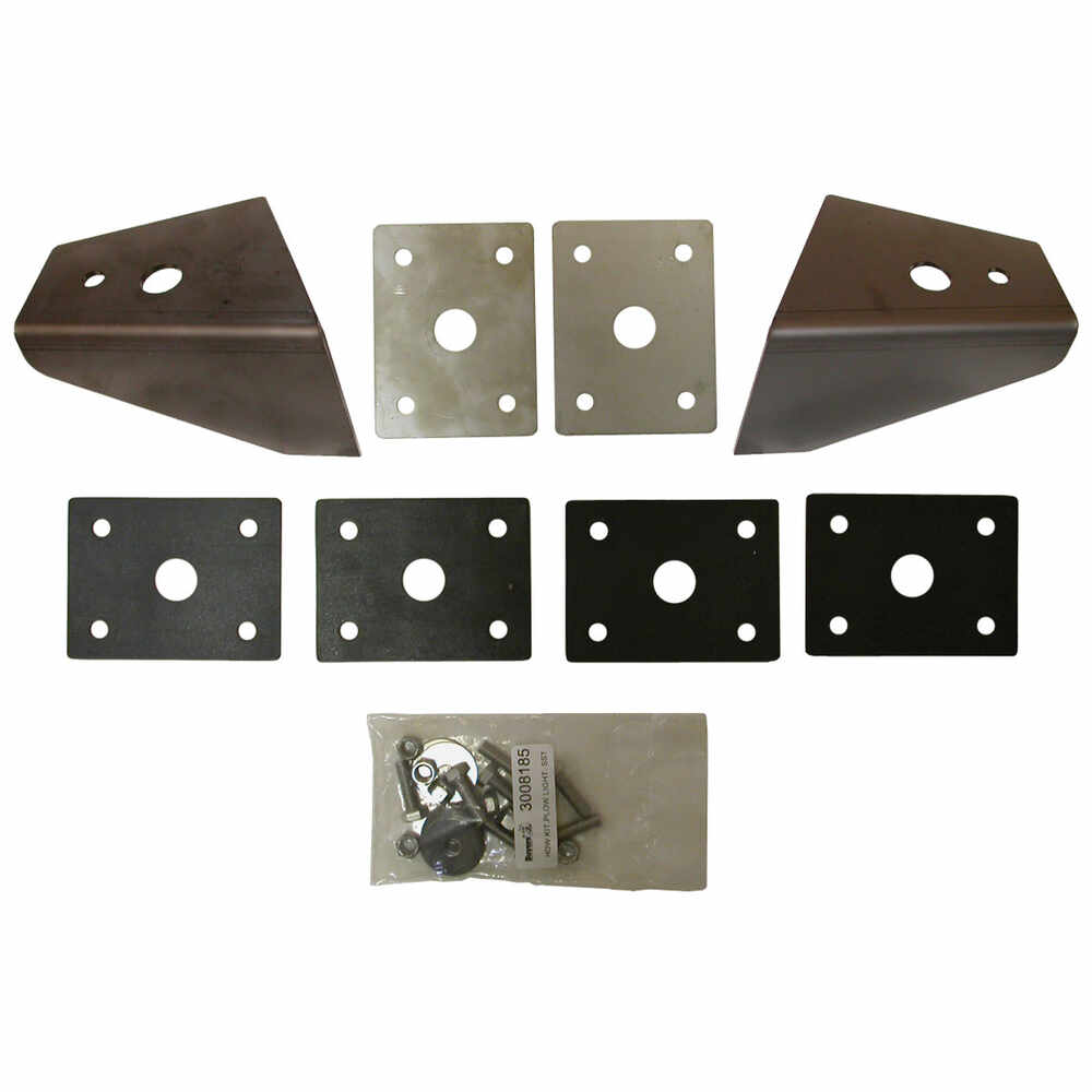 Stainless Steel Single Stud Truck Hood Plow Light Bracket | Mill Supply ...
