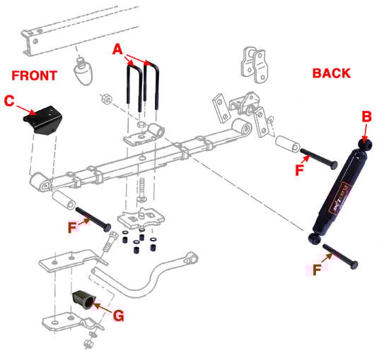 Front Axle Suspension - John Deere Oshkosh | Mill Supply, Inc.