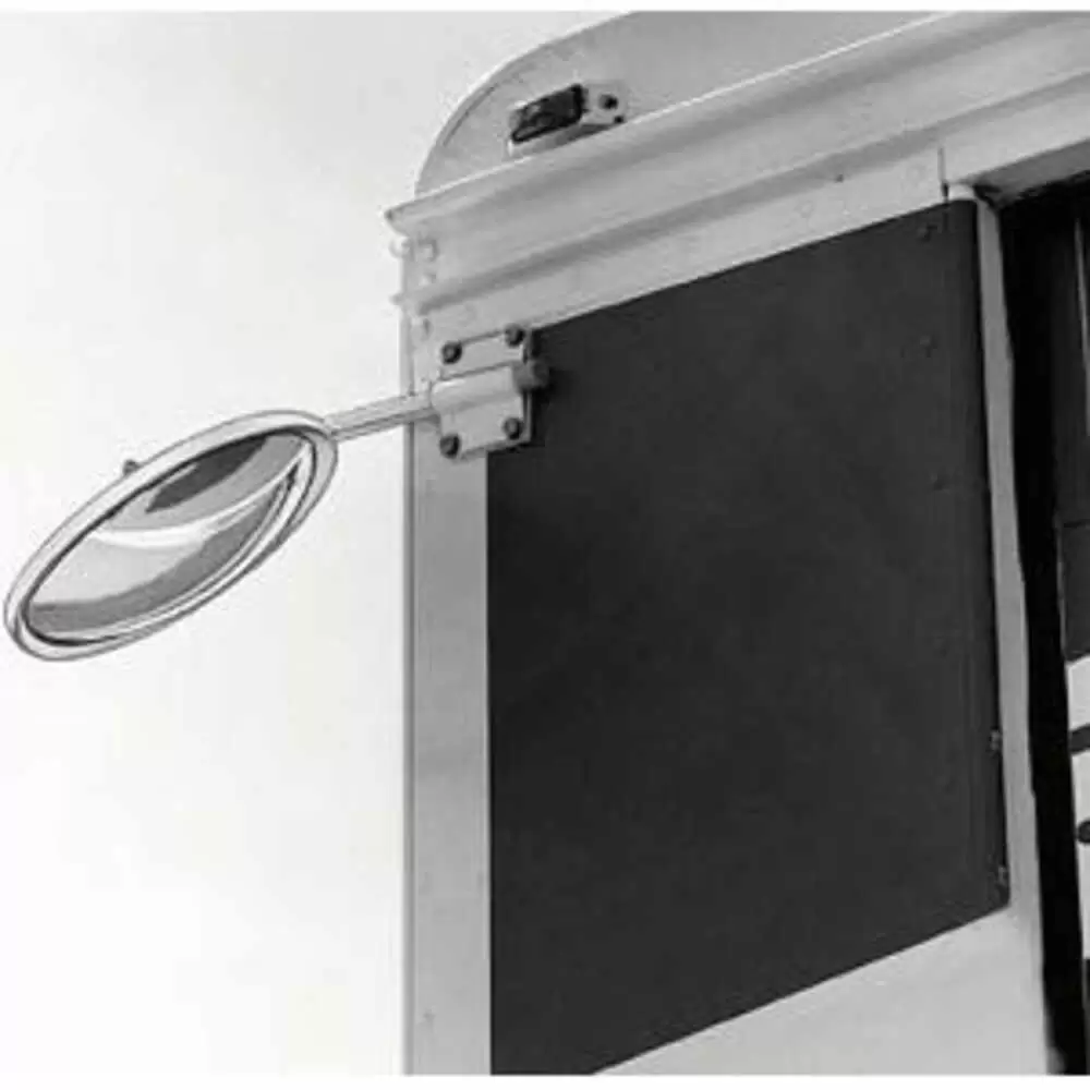 10" Stainless Steel Crossview Mirror Assembly, universal mounting ...