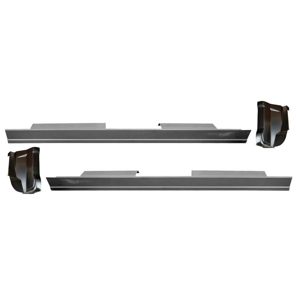 1997-1999 Ford F250 Light Duty Pickup Crew Cab Slip-On Rocker Panel and ...