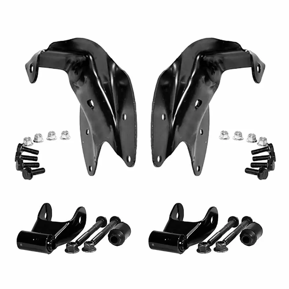 1997-2003 Ford F150 Pickup Truck Rear Leaf Spring Shackle & Hanger Kit ...