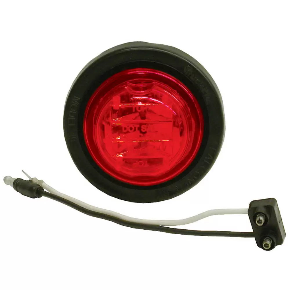 2-1/2" Round Red LED Marker Light - Truck-Lite 10075R | Mill Supply, Inc.