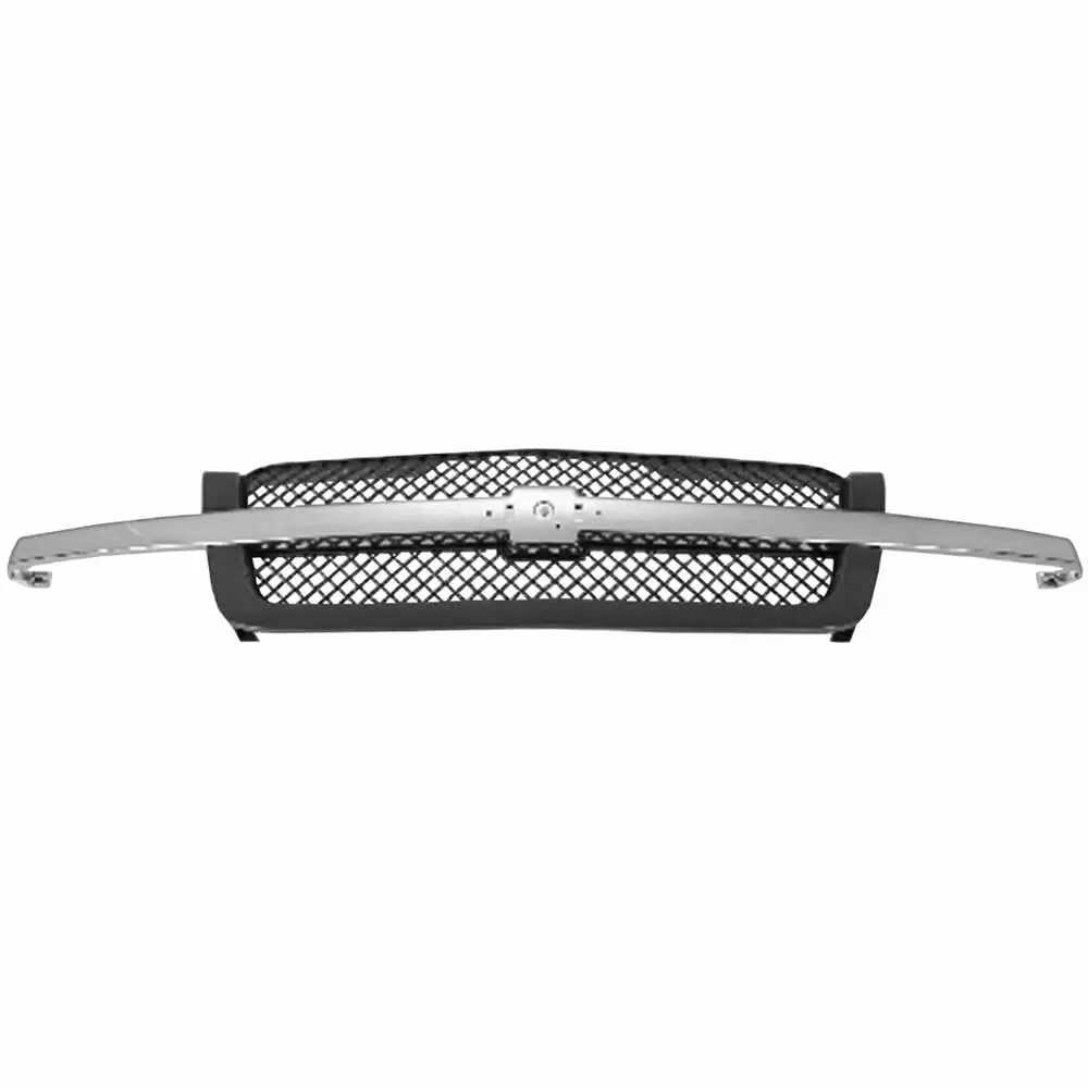 2003-2007 Chevrolet Pickup Silverado Grille, Chrome | Mill Supply, Inc.