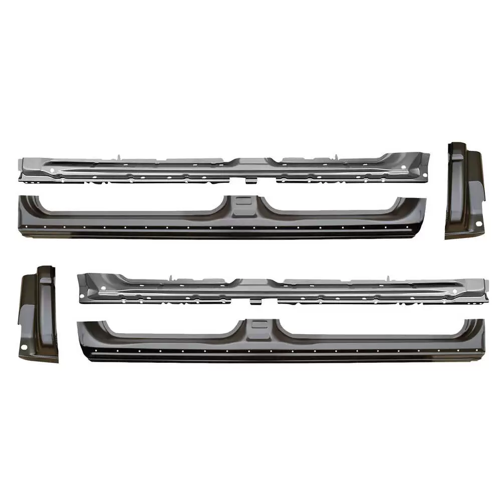 2009-2014 Ford F150 Pickup Truck Crew Cab Outer Rockers, Rocker ...