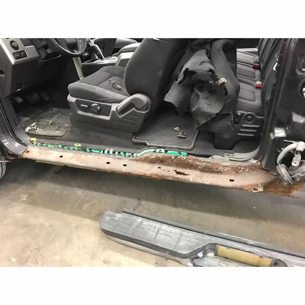 2009-2014 Ford F150 Pickup Truck Super Cab Slip-On Rocker Panel - Left ...