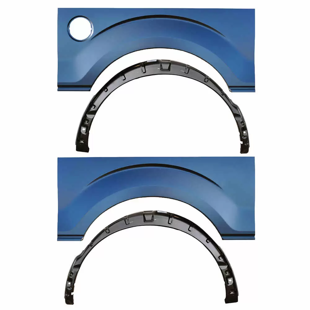 2009-2014 Ford F150 Pickup Truck Wheel Arch & Outer Wheelhouse Kit no ...