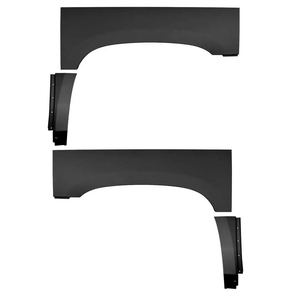 2015-2020 Chevrolet Suburban Front Lower Quarter & Rear Upper Wheel ...