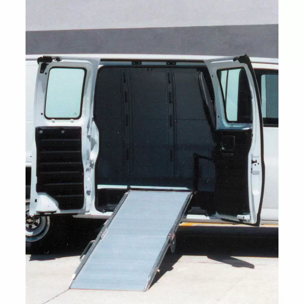 24" x 81" Bi-Fold Aluminum Side Mount Ramp | Mill Supply, Inc.