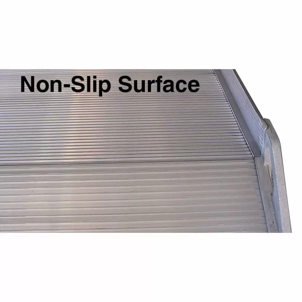 24" x 81" Bi-Fold Aluminum Side Mount Ramp | Mill Supply, Inc.