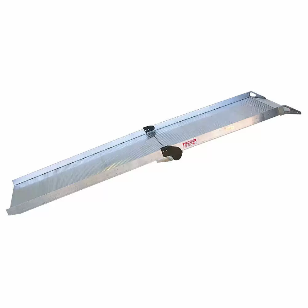 30" x 90" Bi-Fold Portable Aluminum Ramp | Mill Supply, Inc.