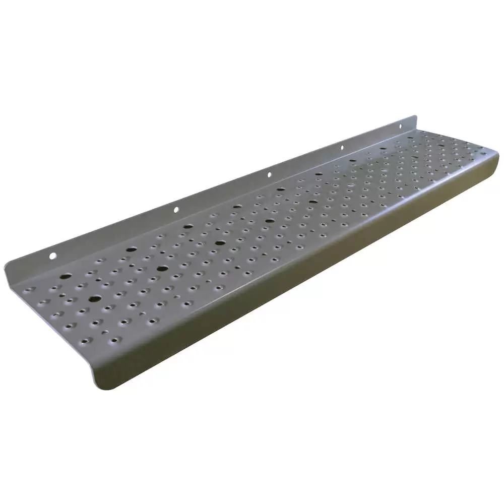 37.5" x 9.75" Steel Step, Argent Silver - Fits Freightliner | Mill ...