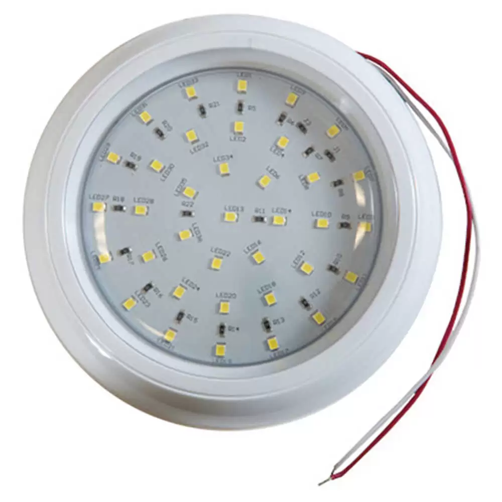 5" Round LED interior dome light for remote switch 2200 Lumens | Mill ...