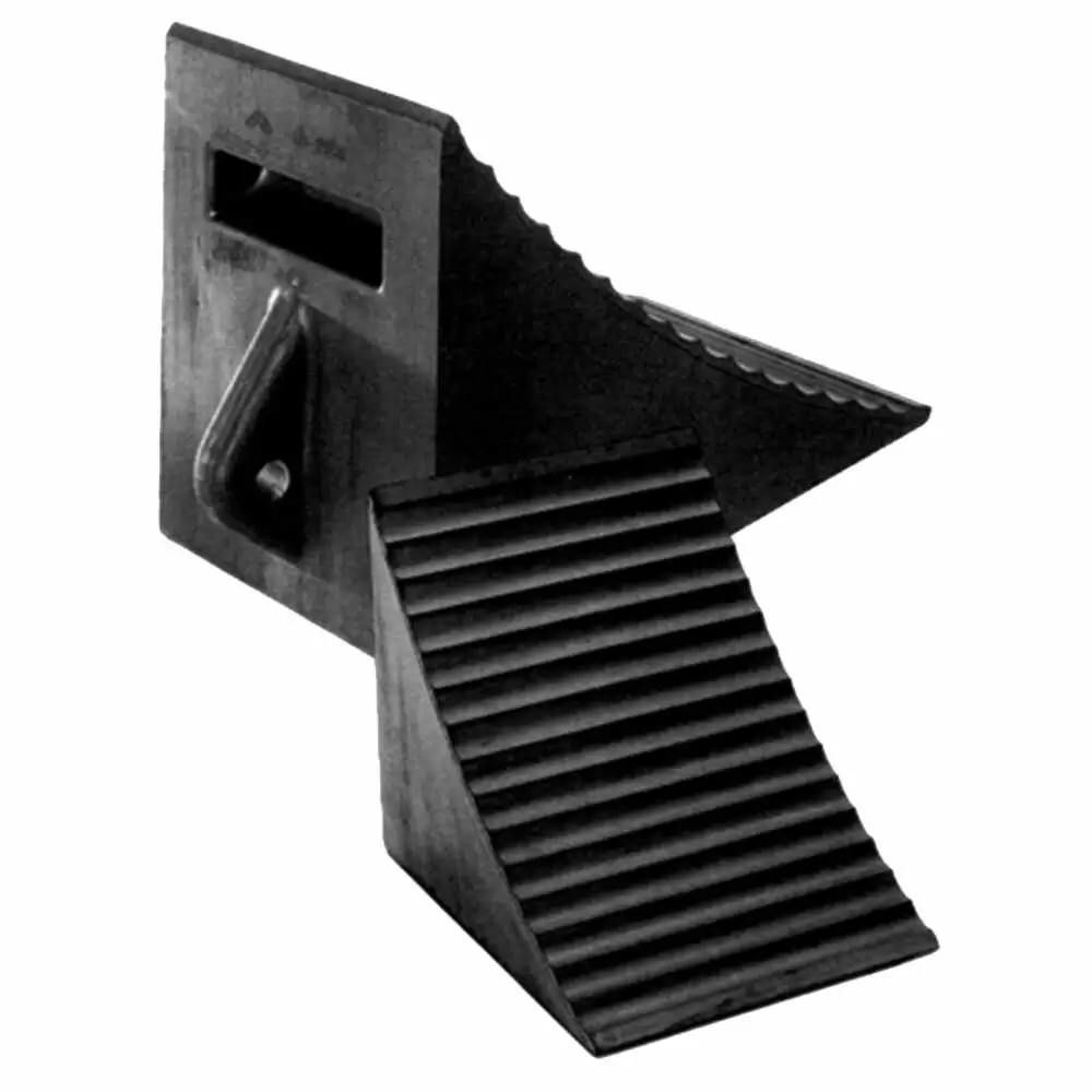 7"x 10" Wheel Chock with Anchor Holes for Chain | Mill Supply, Inc.
