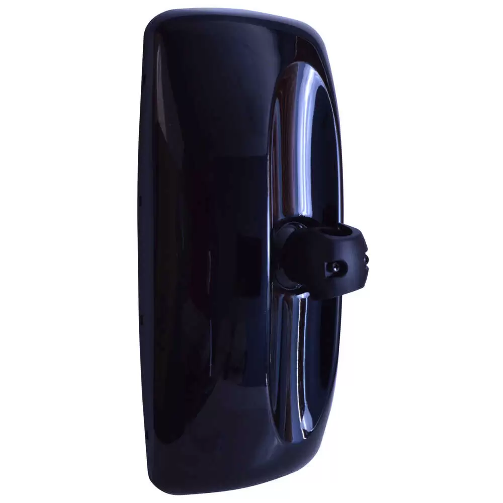 8 x 17 Black Manual Mirror Head with Glass - Non-Heated - universal ...