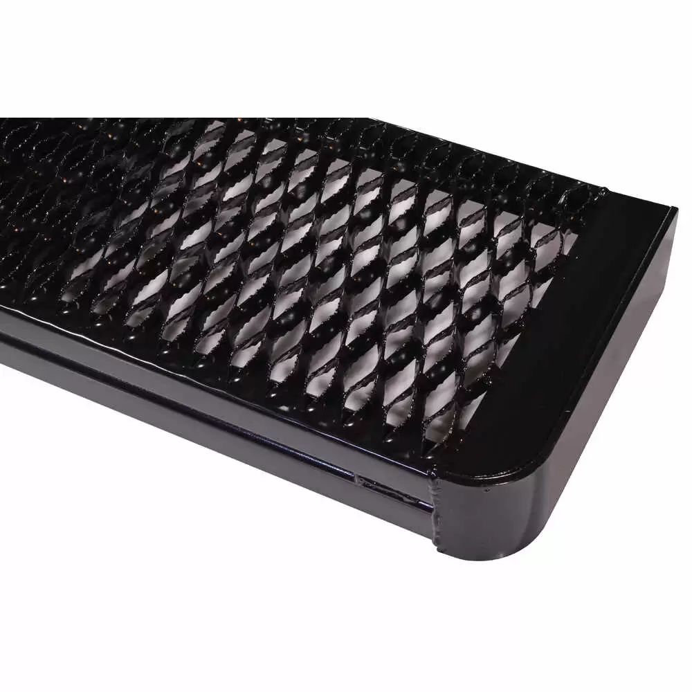 82" Wide x 12" Deep - Rear Steel Step Bumper with Grip Strut Surface ...