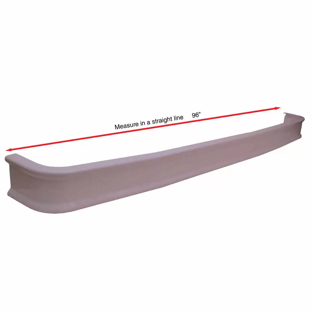 96" Front Bumper - White | Mill Supply, Inc.