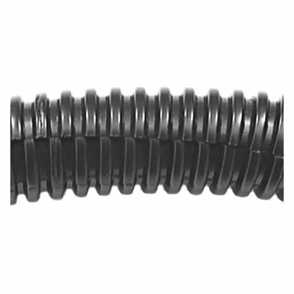 Black Flexible Split Wire Loom - Black - 50 Foot | Mill Supply, Inc.