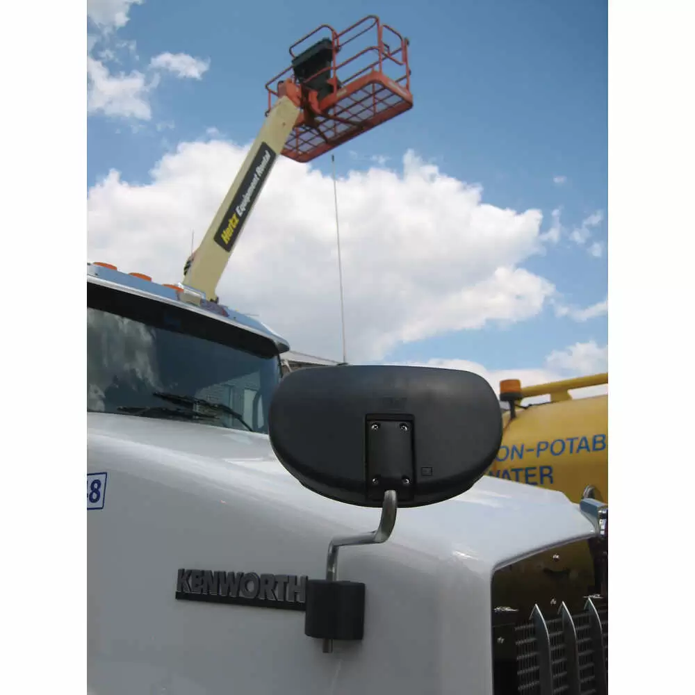 Cross View Mirror System with Tunnel Mount Mirror Head with Glass ...