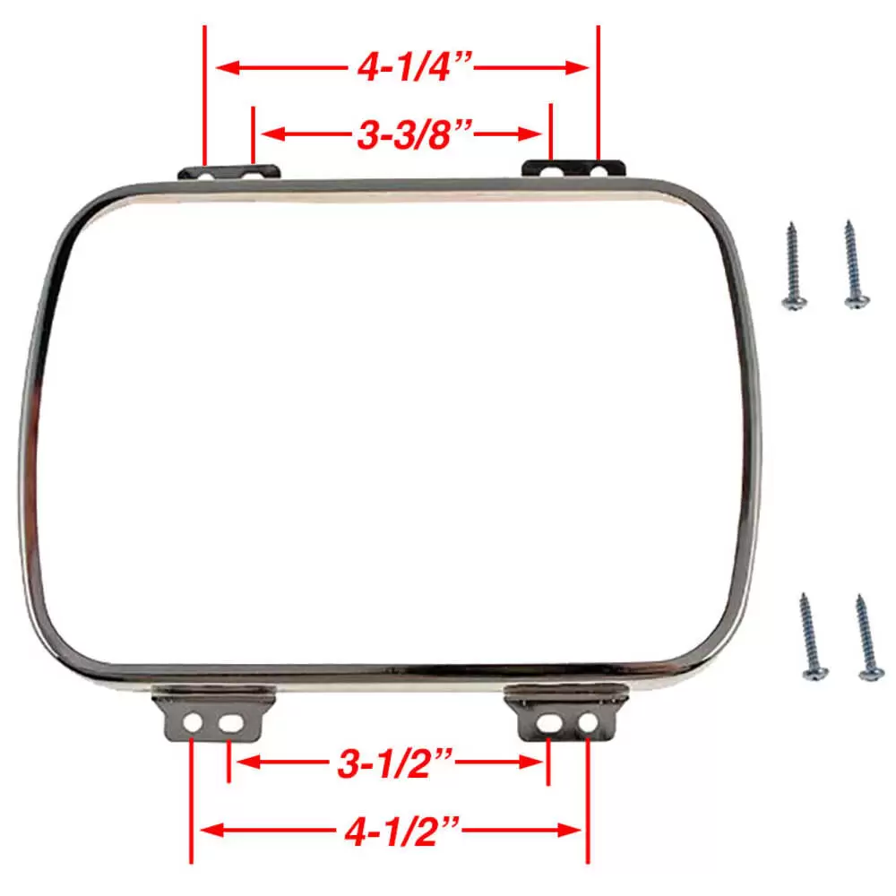 Headlight Retaining Ring - 5" x 7" | Mill Supply, Inc.