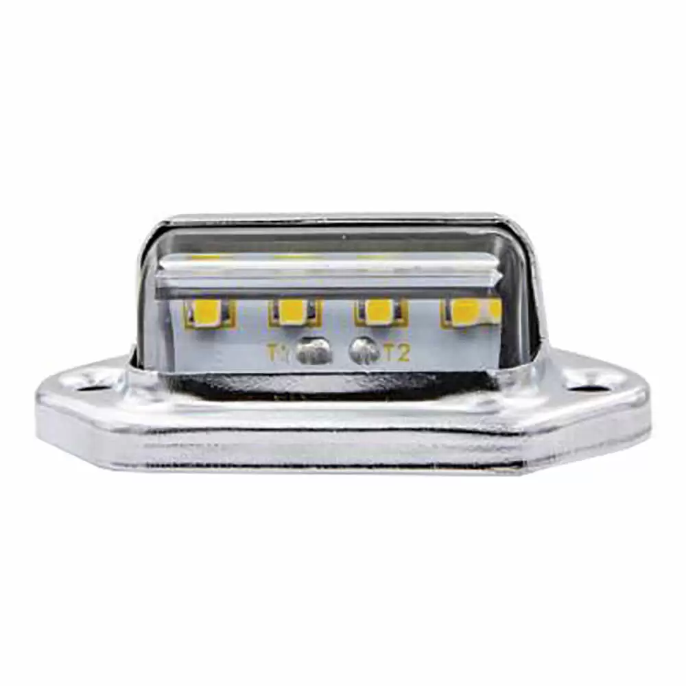 LED License Light with Stainless Steel Chrome Bezel | Mill Supply, Inc.