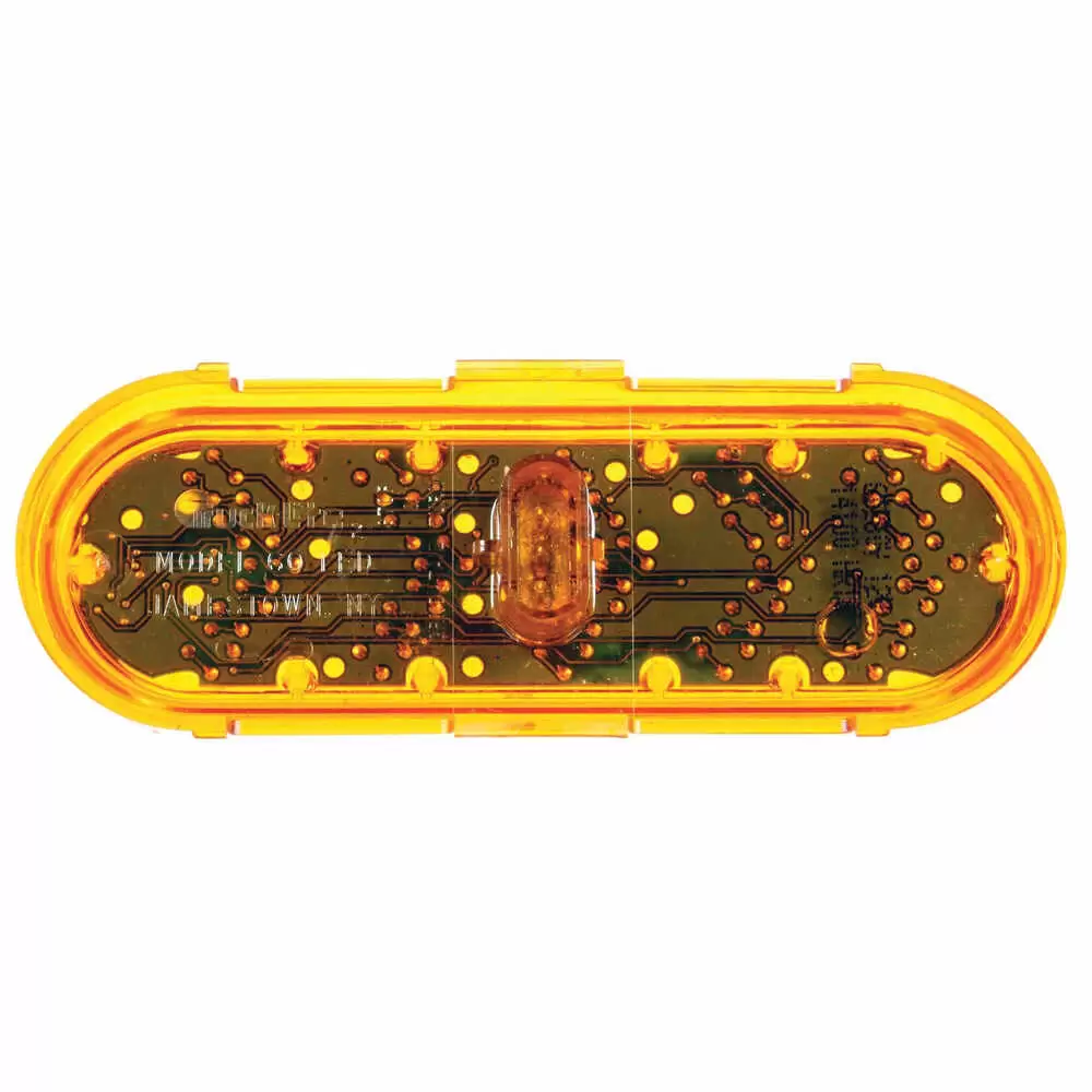 LED Oval Sealed Light - Amber - Mid Turn Only | Mill Supply, Inc.