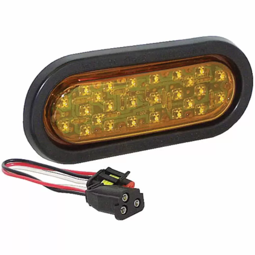 LED Oval Sealed Yellow Mid-Turn assy | Mill Supply, Inc.