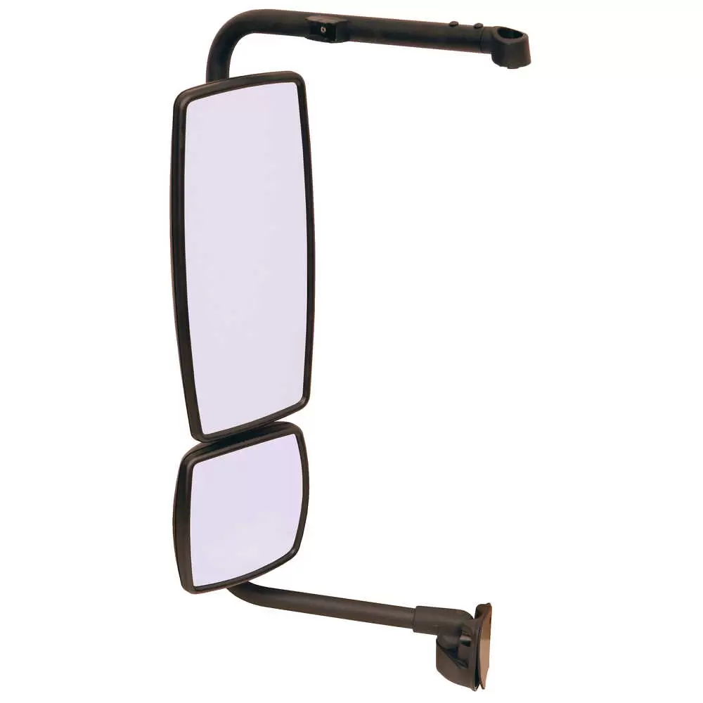 Left Manual Mirror Assembly without Upper Mount - Driver Side - Black ...