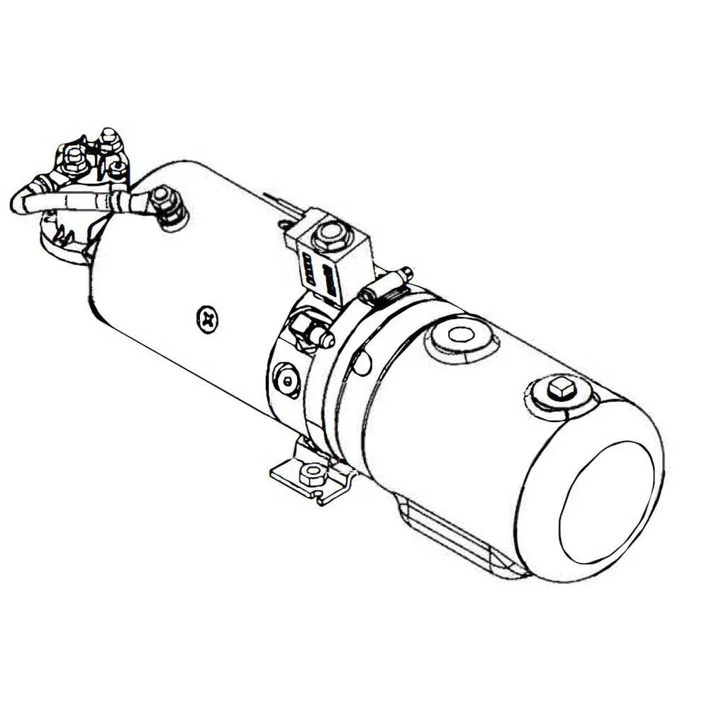 Liftgate Power Unit - Power Up/Gravity Down - 4.5" Dia x 8" Reservoir ...