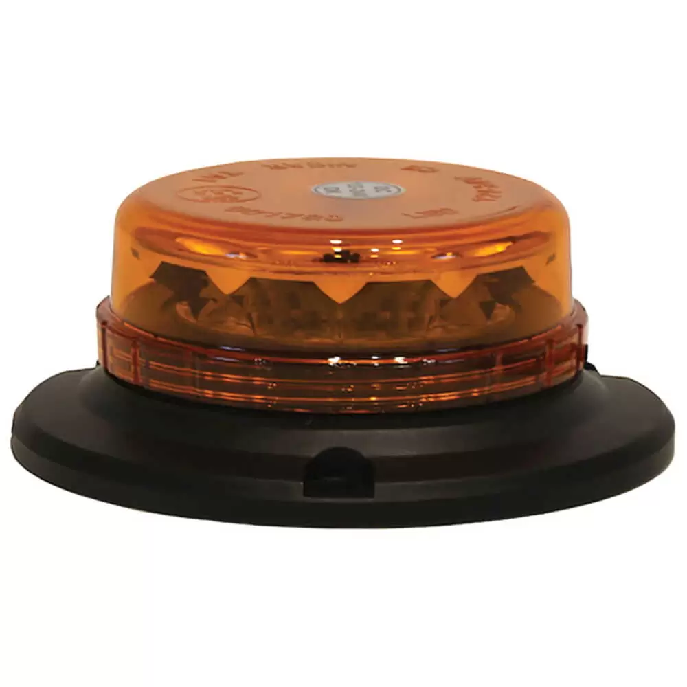 Low Profile Class 1 LED Amber Warning Beacon, 6" Wide | Mill Supply, Inc.