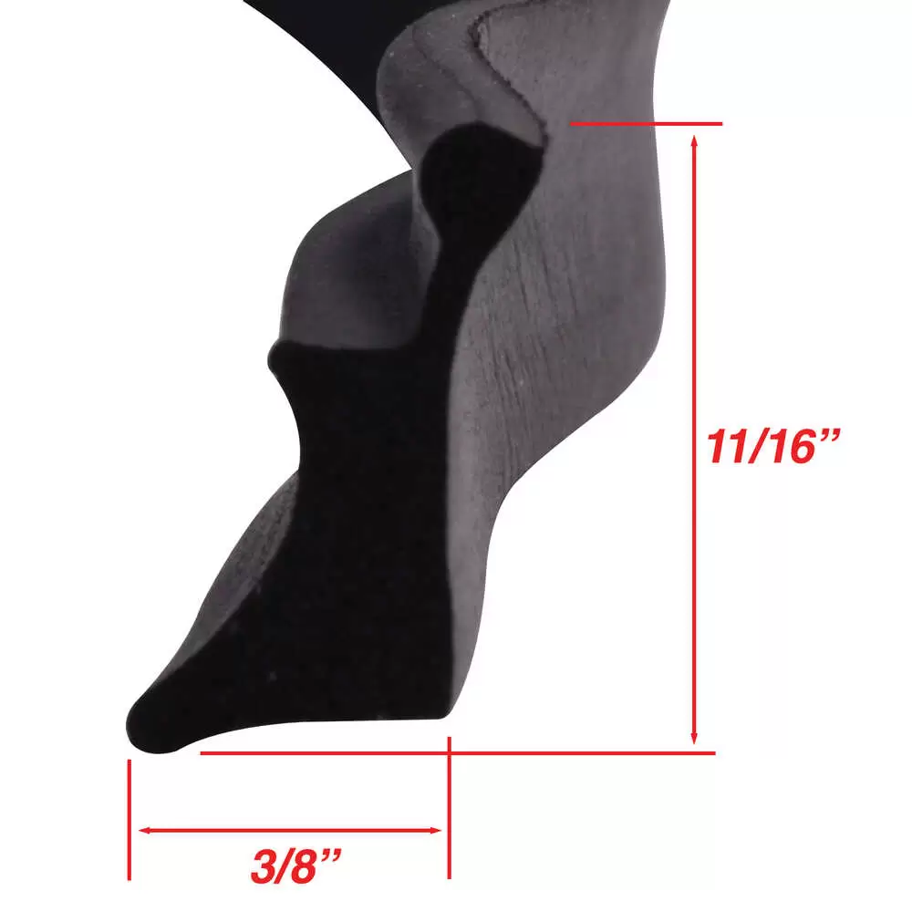 Rear Door Weatherstrip for Hinged Doors on Grumman Olson - 10 Foot ...