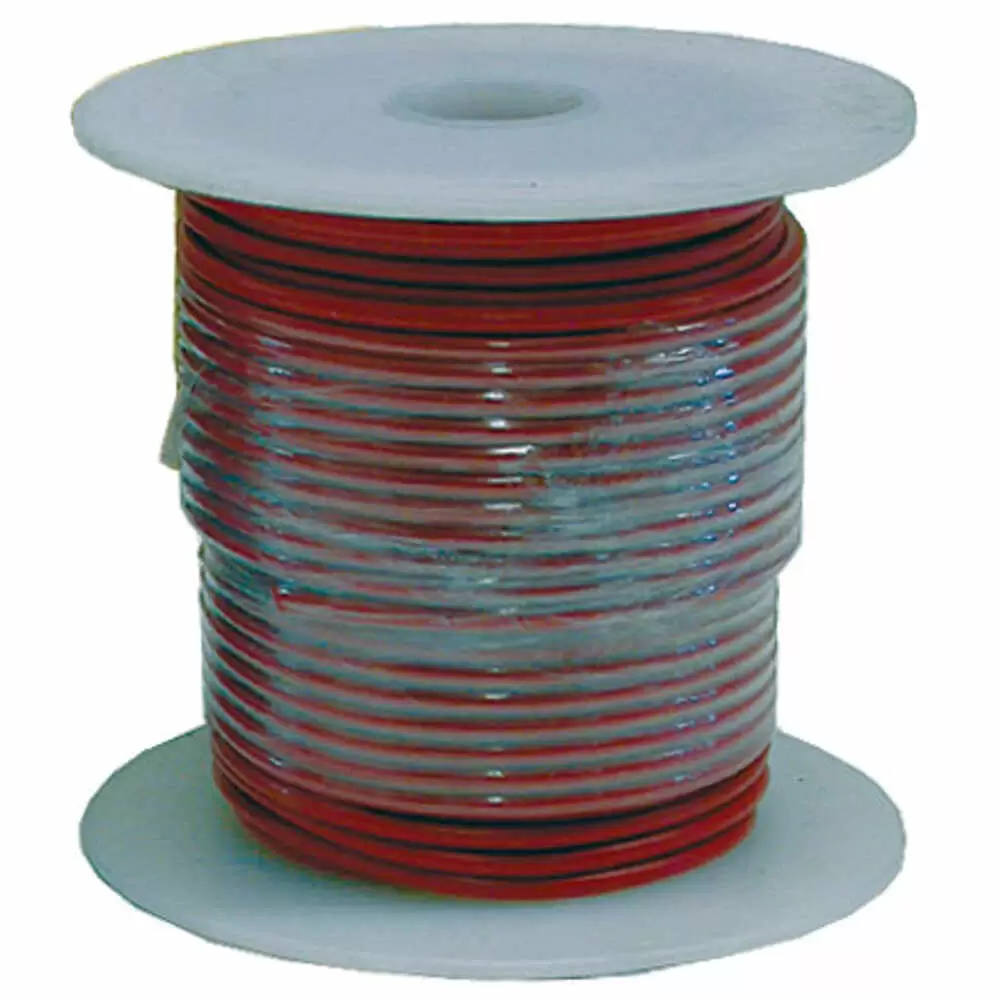 Red Stranded Single Wire, 14 Gauge, 100 foot Velvac 051139 | Mill ...