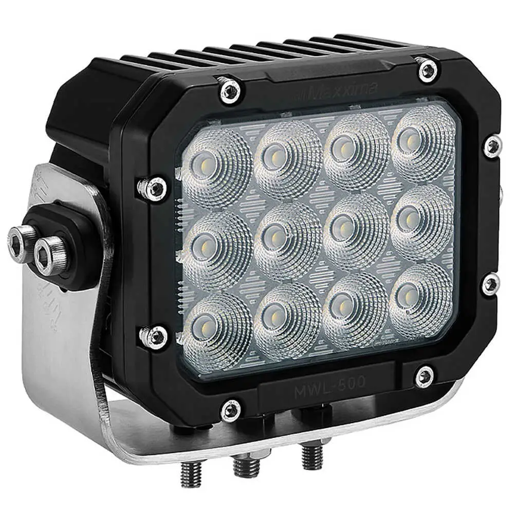 Square High-Powered LED Work Light with Black Housing | Mill Supply, Inc.