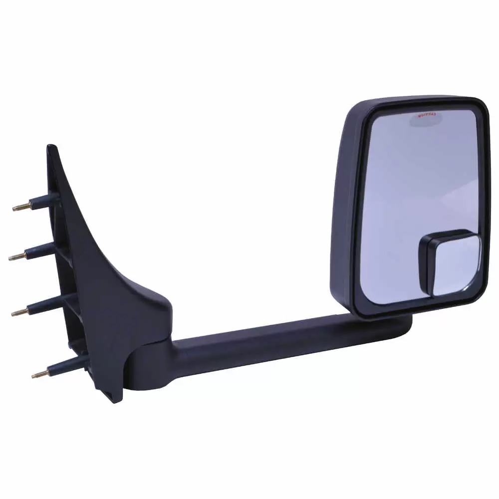 Standard Remote Mirror Assembly for 96" body - Passenger side - Black ...