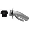 2" Unleaded Fuel Filler Neck with Cap, angle mounting flange and 5/8 ...